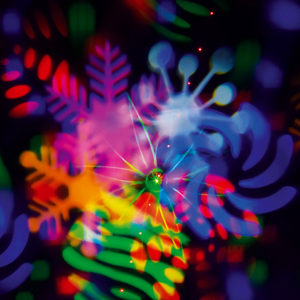 QTX Gobo Fireflash LED & Laser Effect - The Disc DJ Store